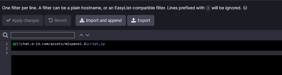 chat.d-id.com: breakage · Issue #17131 · uBlockOrigin/uAssets · GitHub