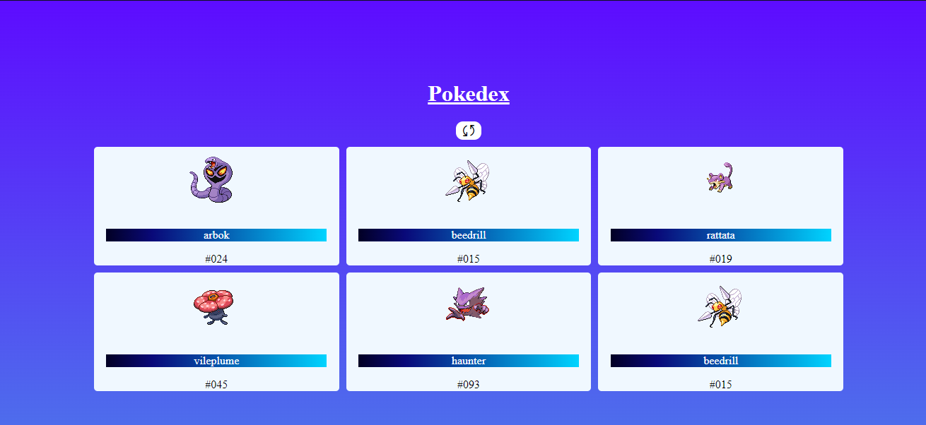 GitHub - drewbydiego/Proyecto-4-Pokedex: Una Pokedex tomando los datos de la PokeApi listados en ...