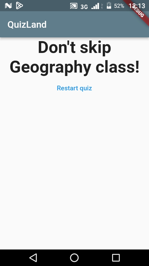 GitHub - abdelilahdahdahi/QuizLand-App-Flutter: My first app made with ...