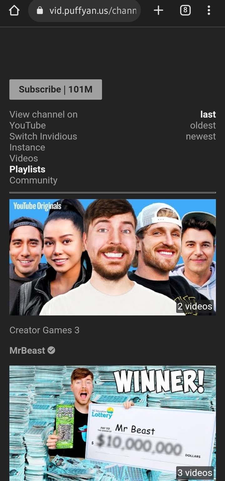 Show channel playlist with channel info..(like youtube) · Issue #8749 ...