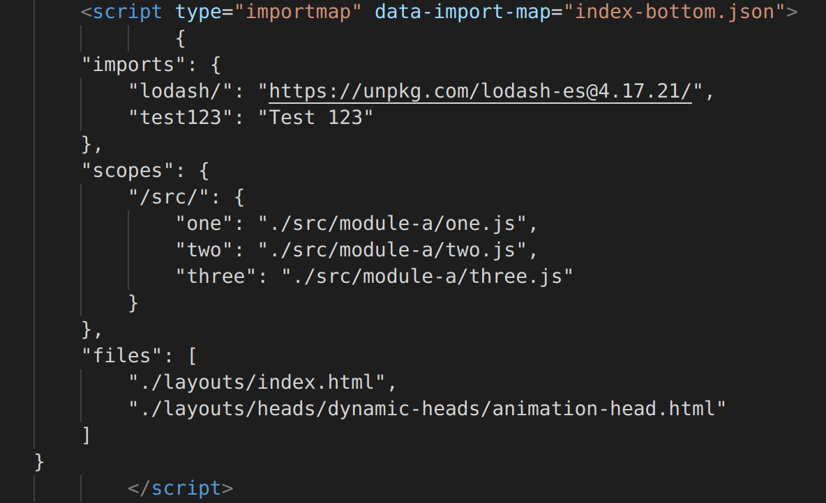 Format import map injections · Issue #9 · julienetie/bonita · GitHub