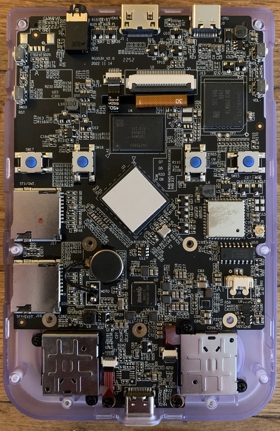 New Anbernic RG353V won't start up with ArkOS. White screen with black ...