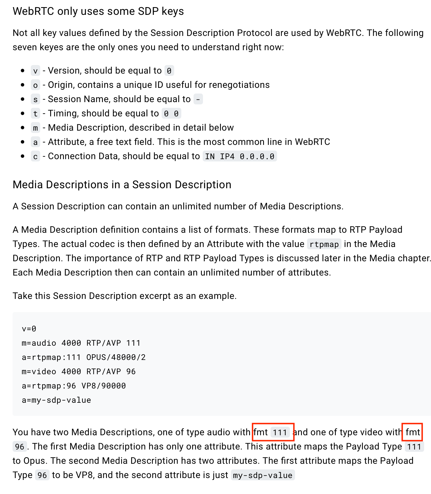 [Feedback] Media Descriptions in a Session Description · Issue #138 · webrtc-for-the-curious ...