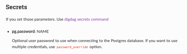 Need Document About Secrets For Local Mode · Issue 424 · Treasure Data Digdag · Github