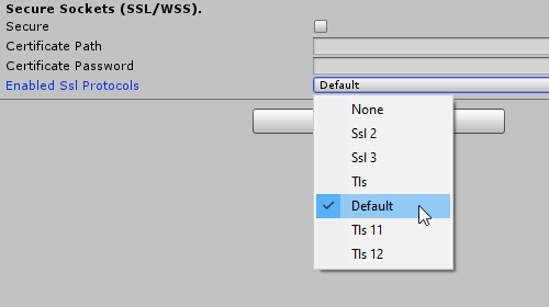 SSL/TLS version in Websockets now configurable by linjmeyer · Pull Request #2121 ...
