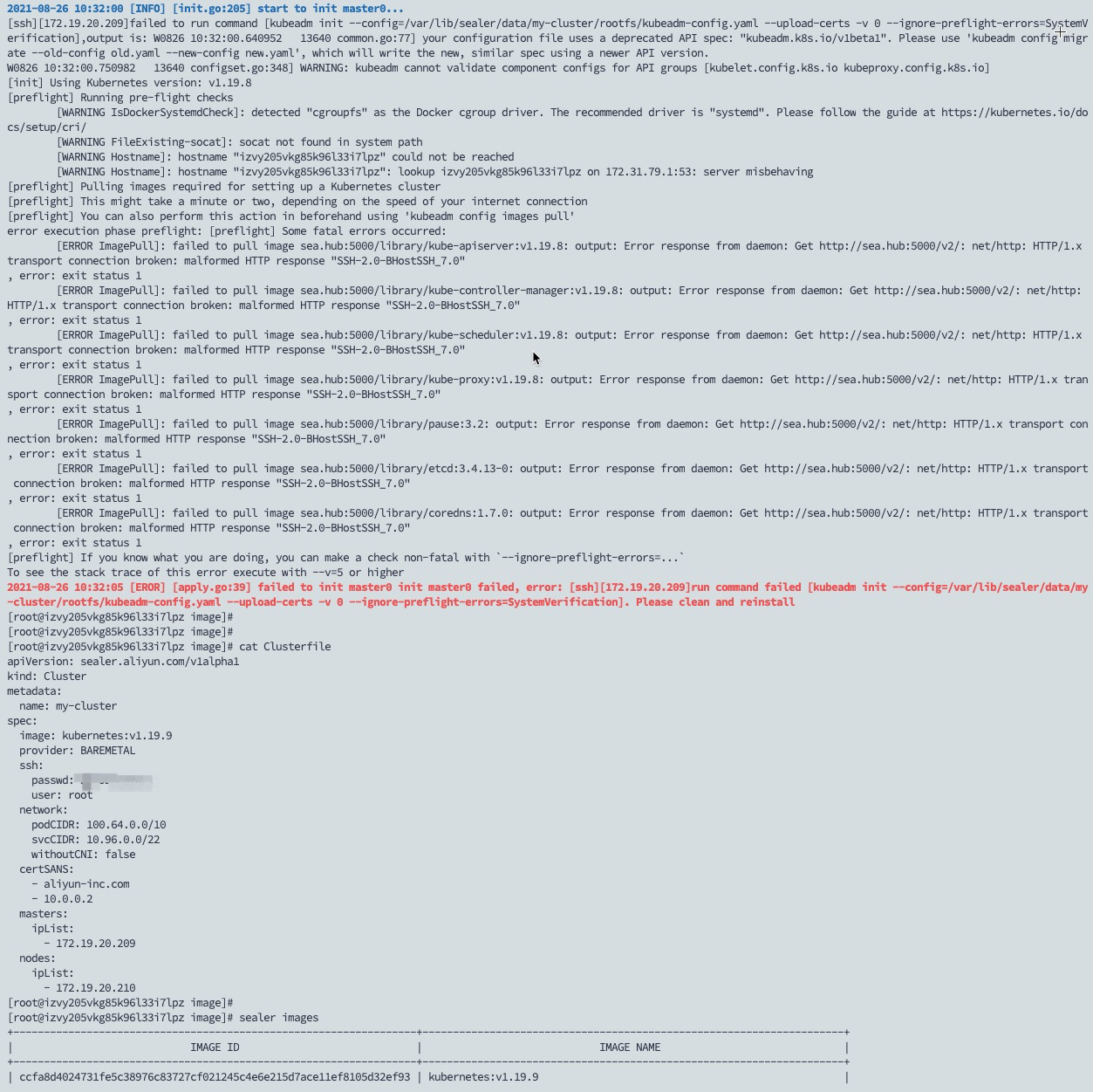 apply failed in E-government cloud · Issue #539 · sealerio/sealer · GitHub