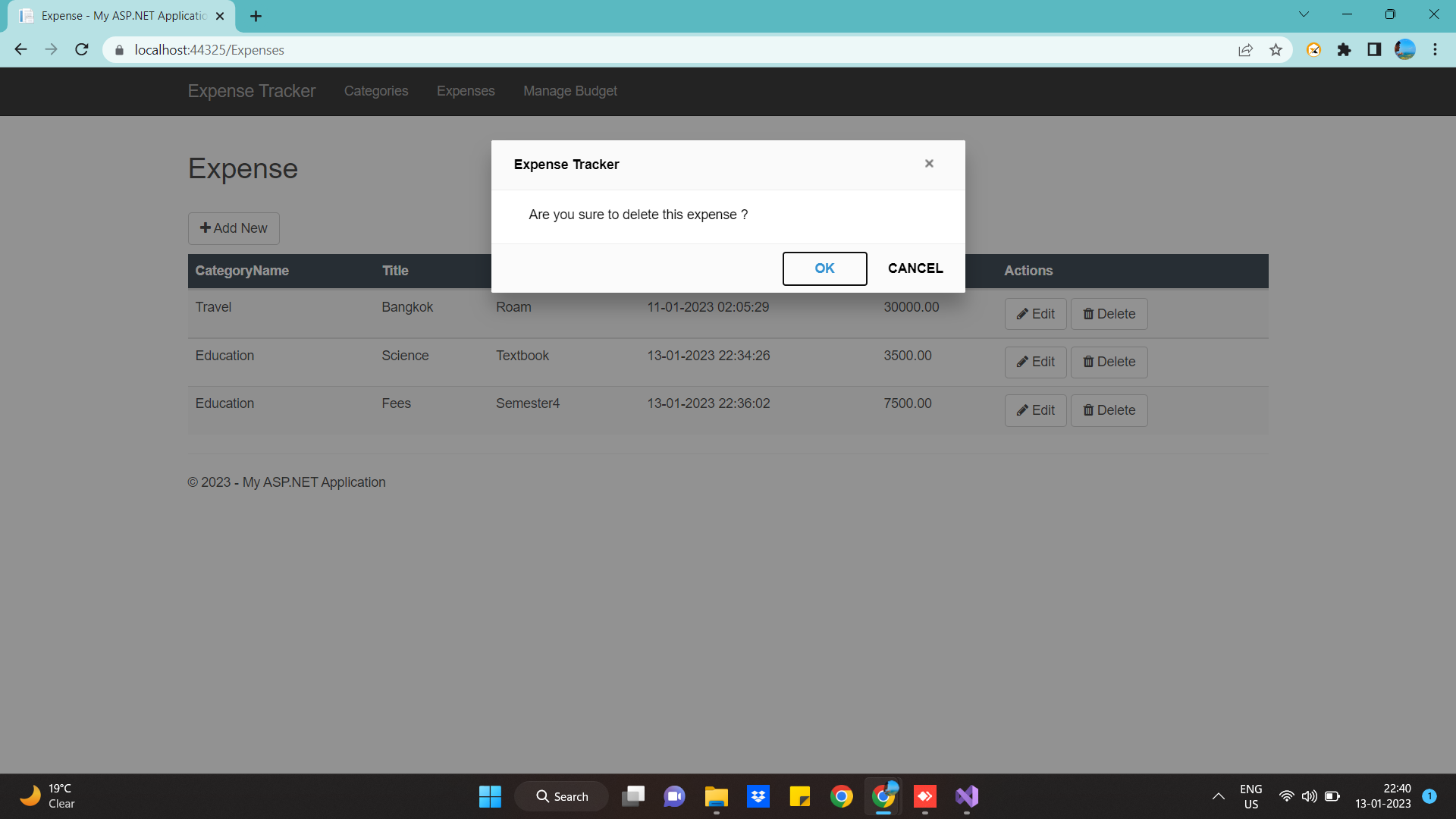 GitHub - 77Darshan/ExpenseTrackerApp: Expense Tracker is a web application built using Web API ...