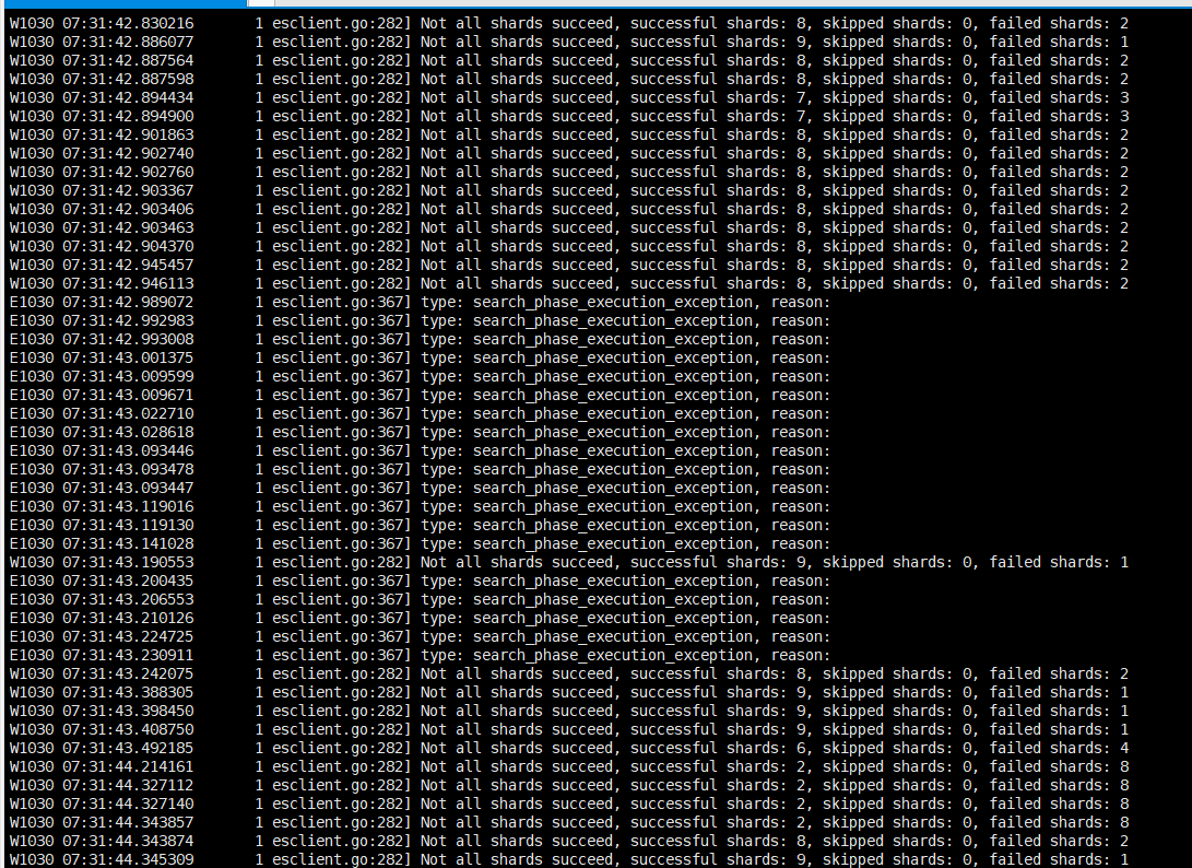 500并发压测下， /kapis/logging.kubesphere.io/v1alpha2/cluster接口报错 · Issue #1272 · kubesphere ...