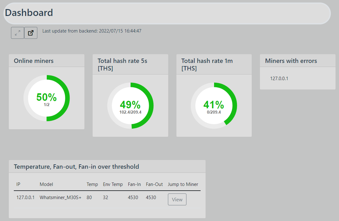 GitHub - Artrois/MinerManager-UI