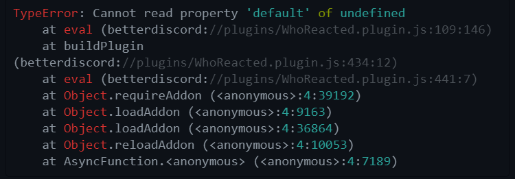 [ERROR] Error when load · Issue #386 · jaimeadf/BetterDiscordPlugins · GitHub