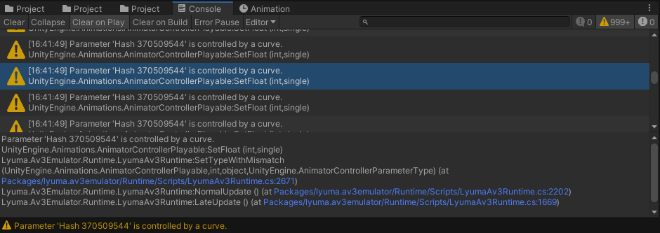 Warning spam when using AAP · Issue #123 · lyuma/Av3Emulator · GitHub