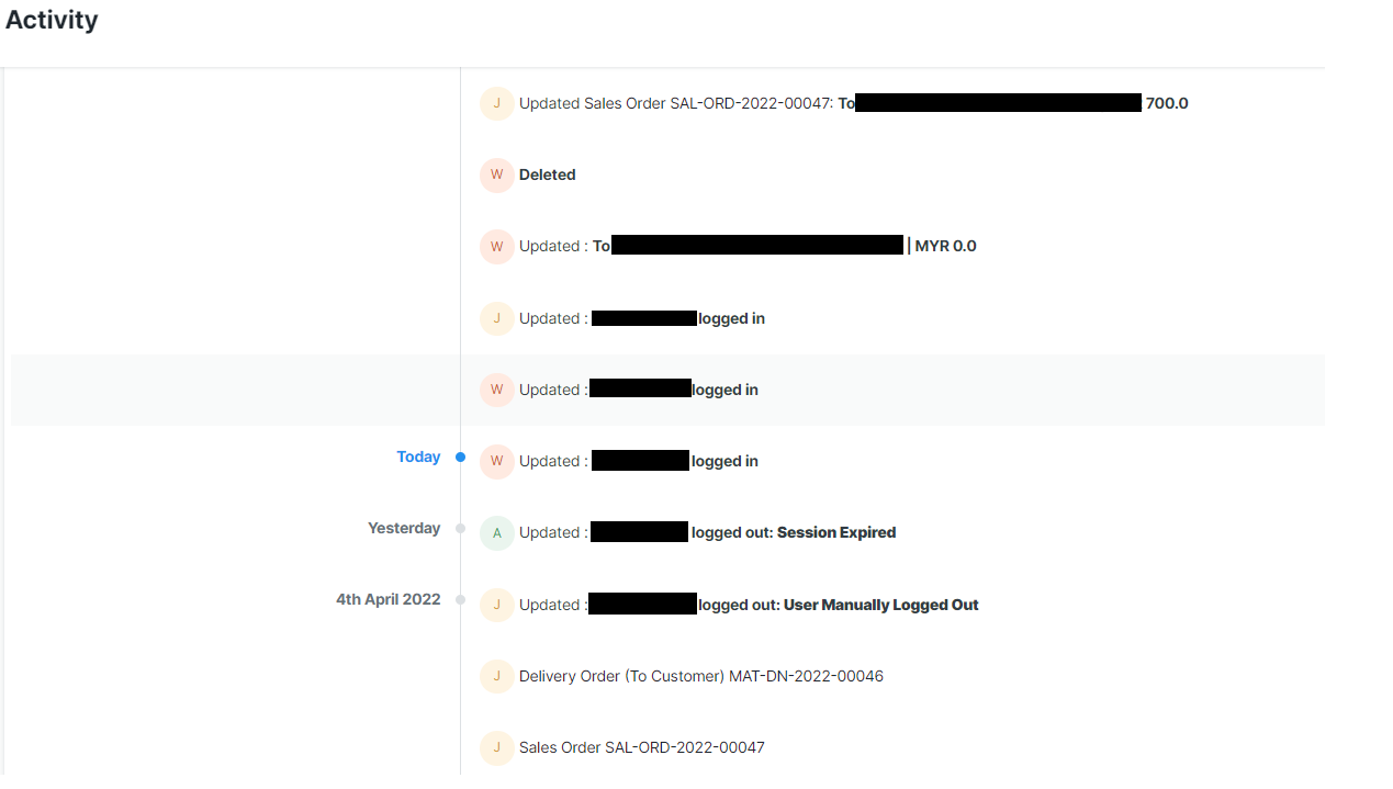 Activity showing repeating records · Issue #18620 · frappe/frappe · GitHub