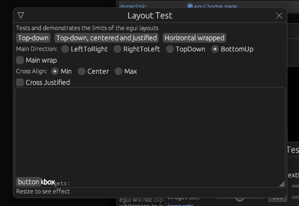 Layout is Broken in BottomUp Mode · Issue #411 · emilk/egui · GitHub