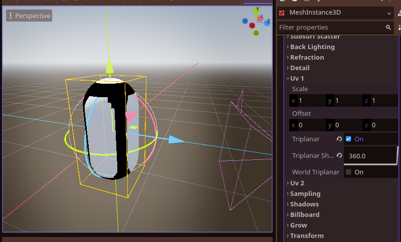 Triplanar sharpness > 180 causes visual glitch · Issue #58587 · godotengine/godot · GitHub