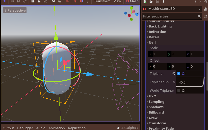 Triplanar sharpness > 180 causes visual glitch · Issue #58587 · godotengine/godot · GitHub