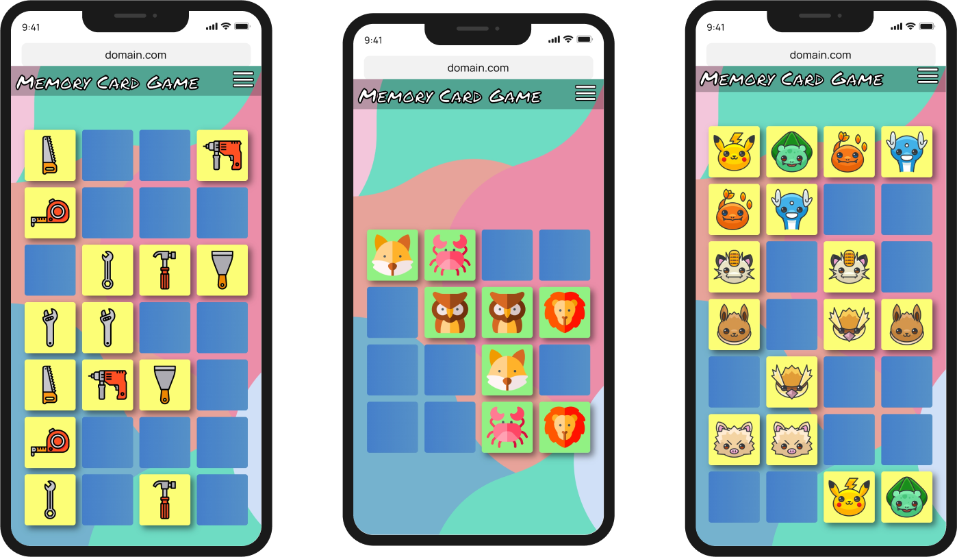 Github Emanueljuri Memory Card Game