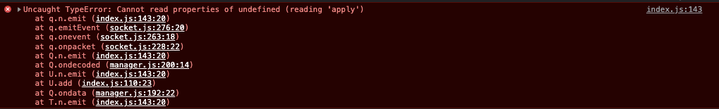 About Single Parameter Listener Error Apply Is Not A Function Error 2283