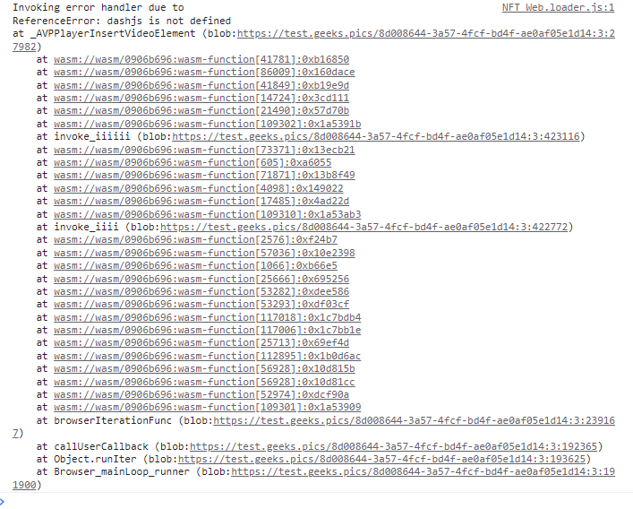 Dash.js in not defined · Issue #1479 · RenderHeads/UnityPlugin-AVProVideo · GitHub