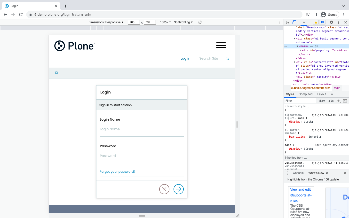 Responsive Error in login page · Issue #3250 · plone/volto · GitHub