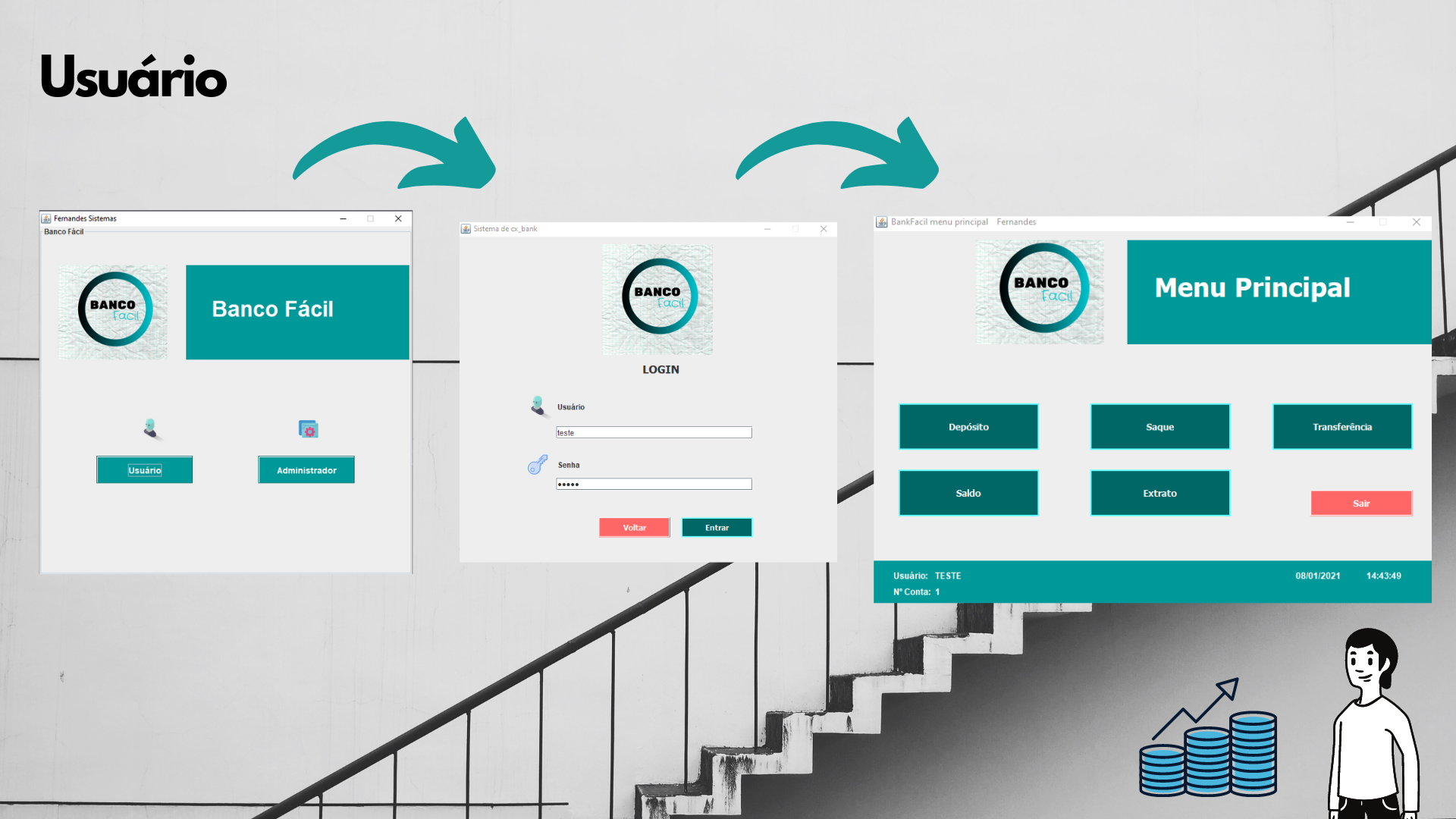 GitHub - gilbertoFernandesJr/BancoFacil: Projeto que simula um sistema ...