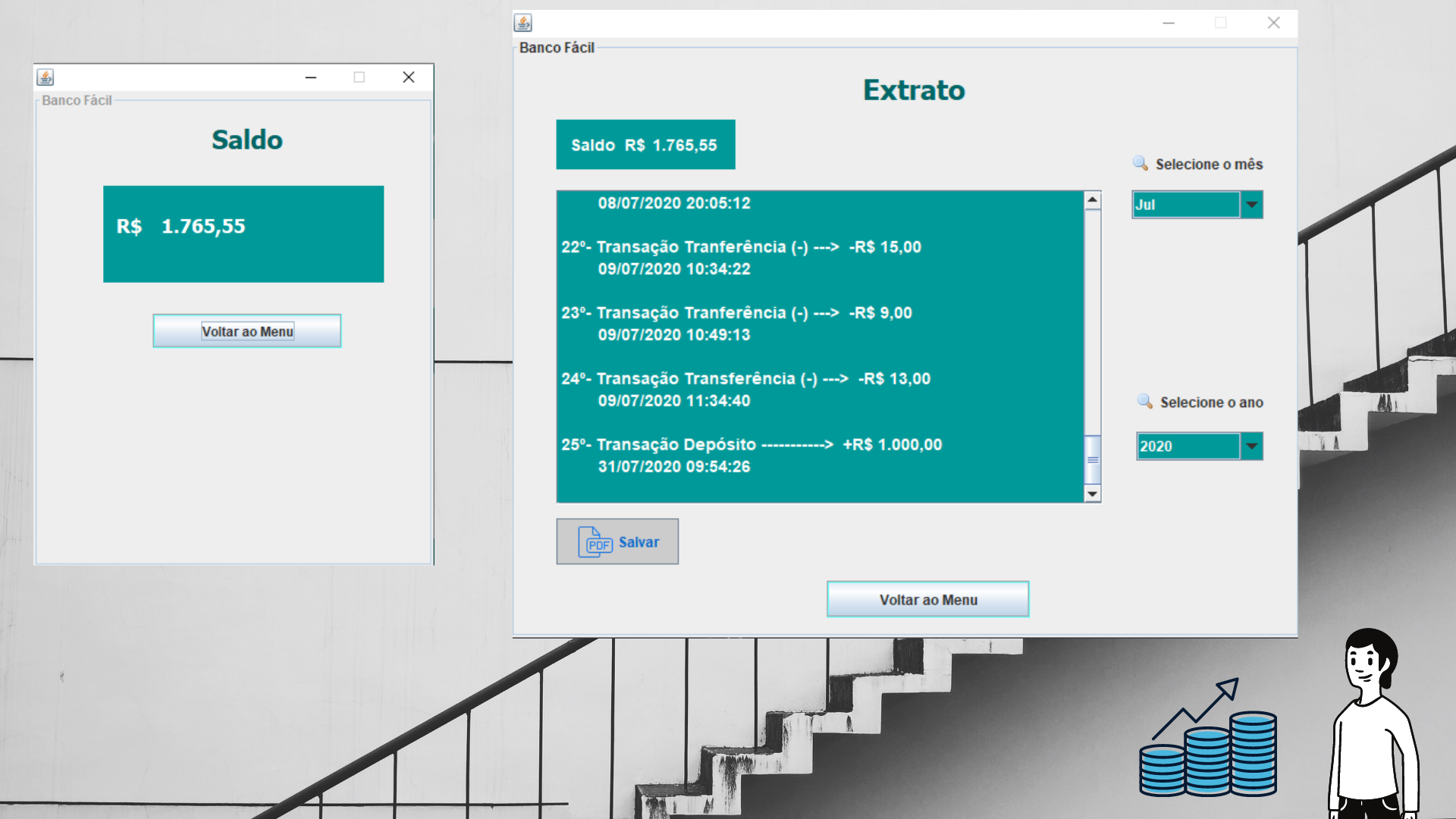 GitHub - gilbertoFernandesJr/BancoFacil: Projeto que simula um sistema ...
