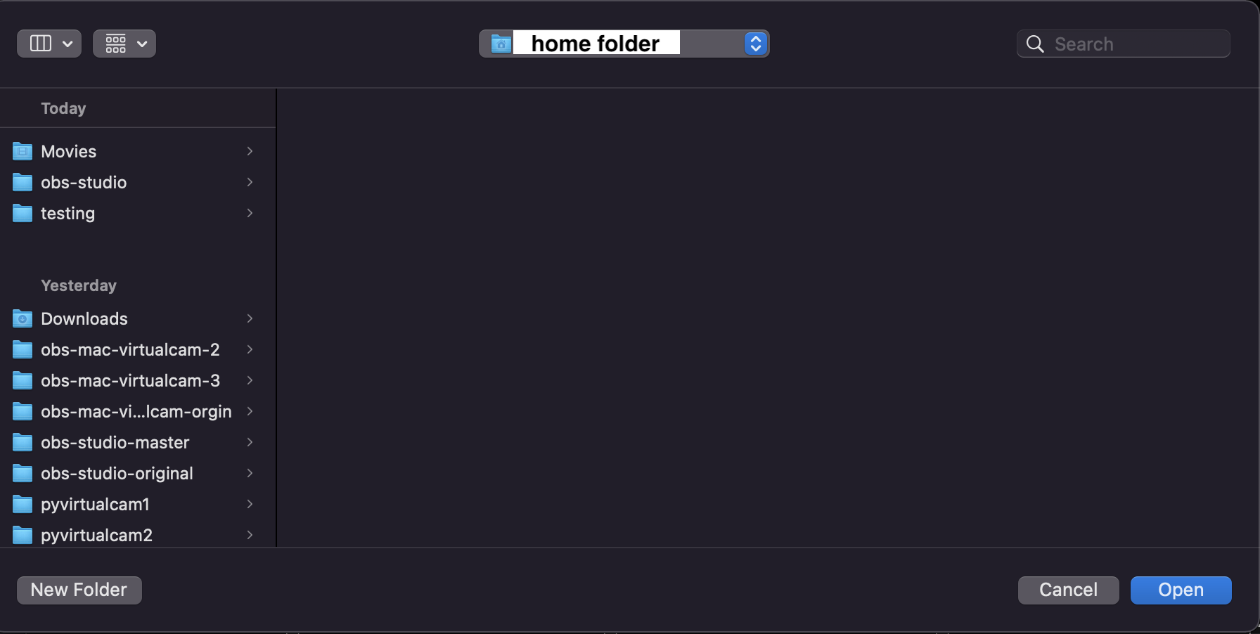 MacOS export profile opens import window · Issue #5599 · obsproject/obs-studio · GitHub