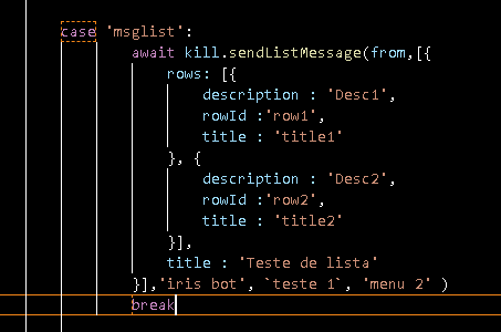 sendListMessage · Issue #384 · KillovSky/Iris · GitHub