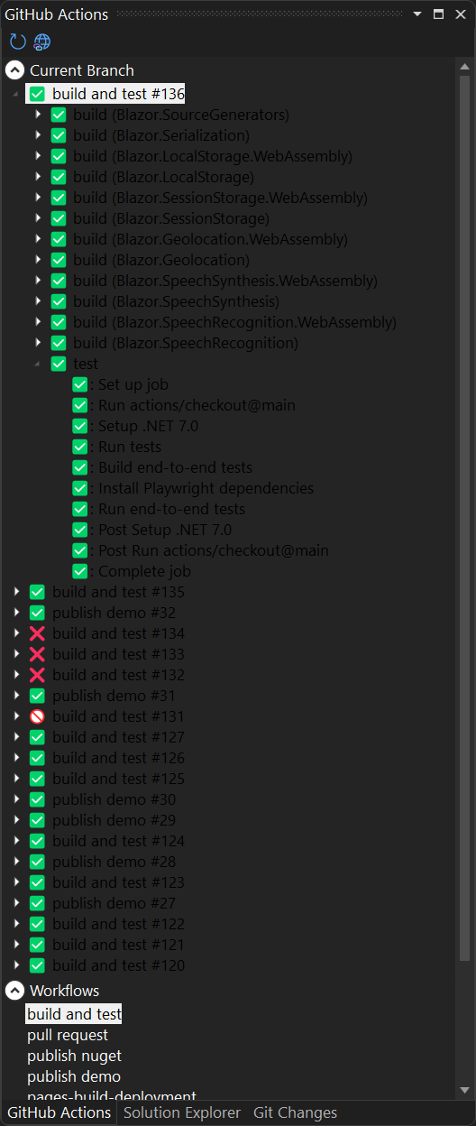 The Rendering Of The Tree View Items Isn T Theme Aware · Issue 10 · Timheuer Githubactionsvs