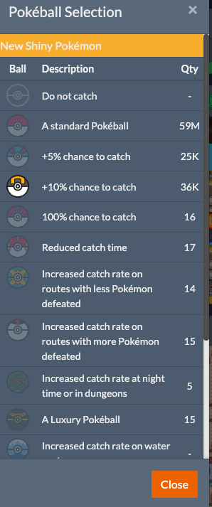 [SUGGESTION] new setting for pokeballs images · Issue #2760 · pokeclicker/pokeclicker · GitHub