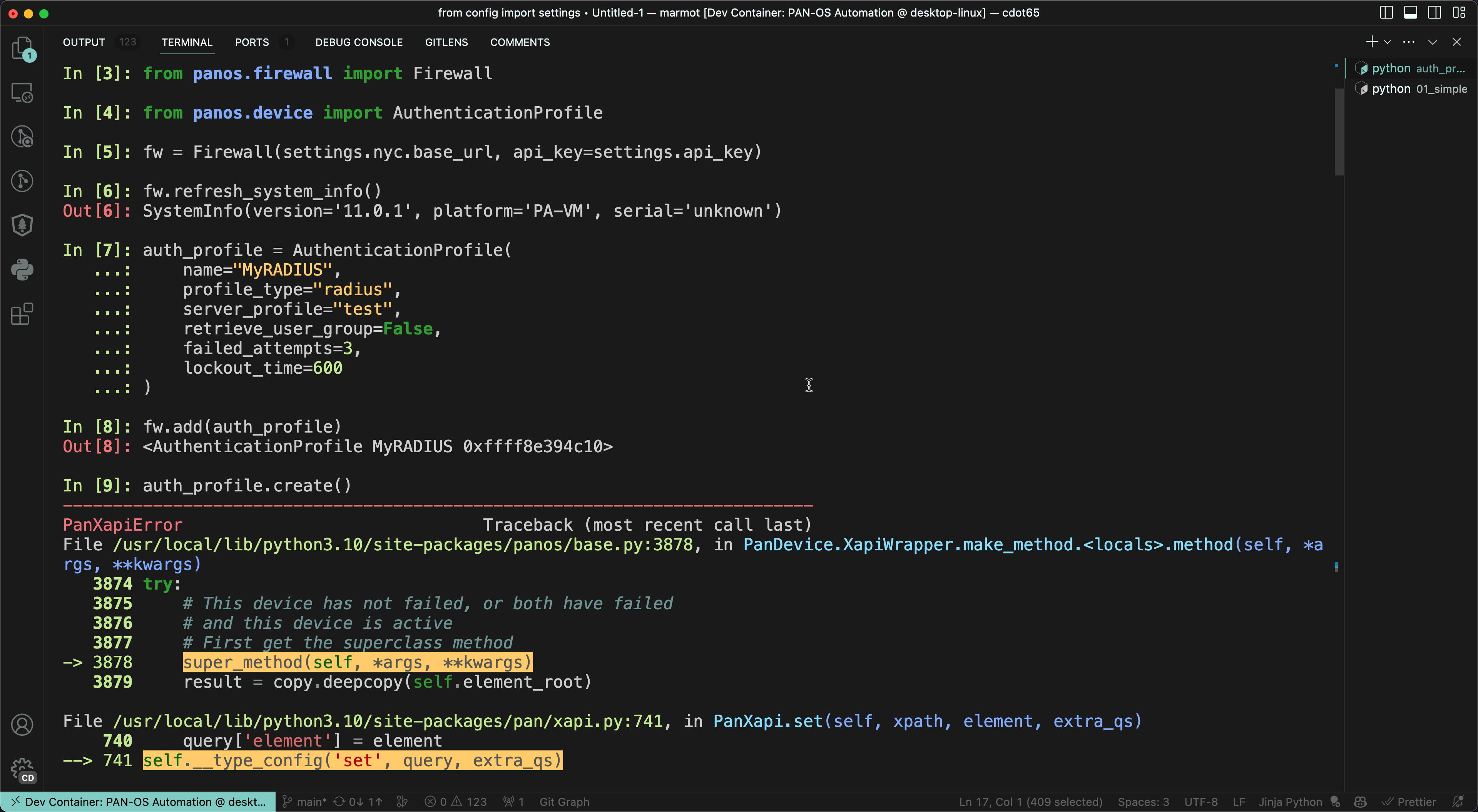 AuthenticationProfile path is broken · Issue #526 · PaloAltoNetworks/pan-os-python · GitHub