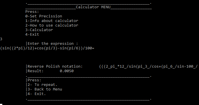 GitHub - SebastianParzych/RPN-CALCULATOR: Project of calculator with ...