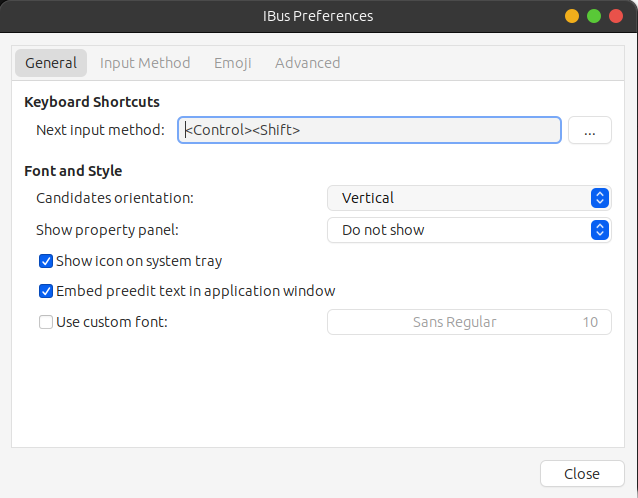 Đổi keyboard shortcut để chuyển đổi ngôn ngữ không hoạt động · Issue #418 · BambooEngine/ibus ...