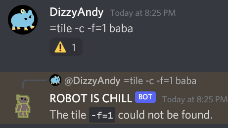 "combine" flag breaks following flags · Issue #47 · balt-dev/robot-is-chill · GitHub