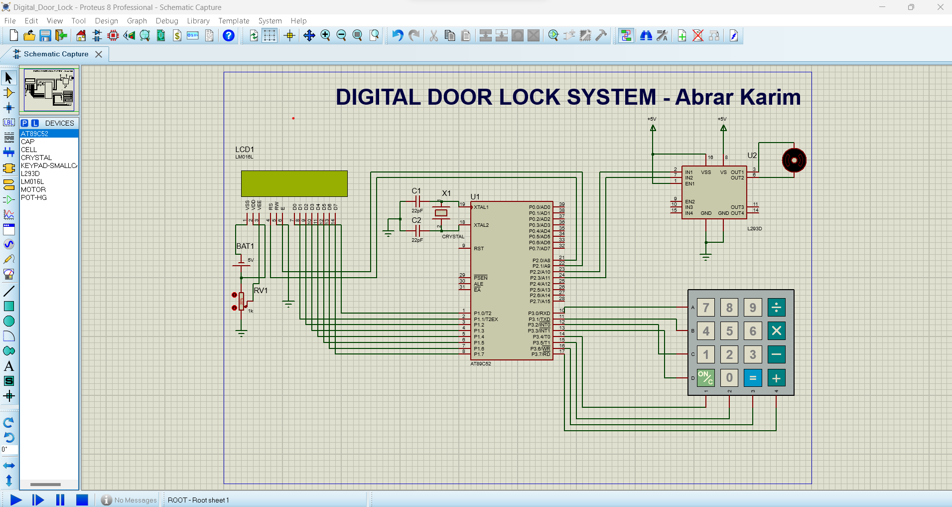 Digital Door Lock System Project at Holly Frye blog