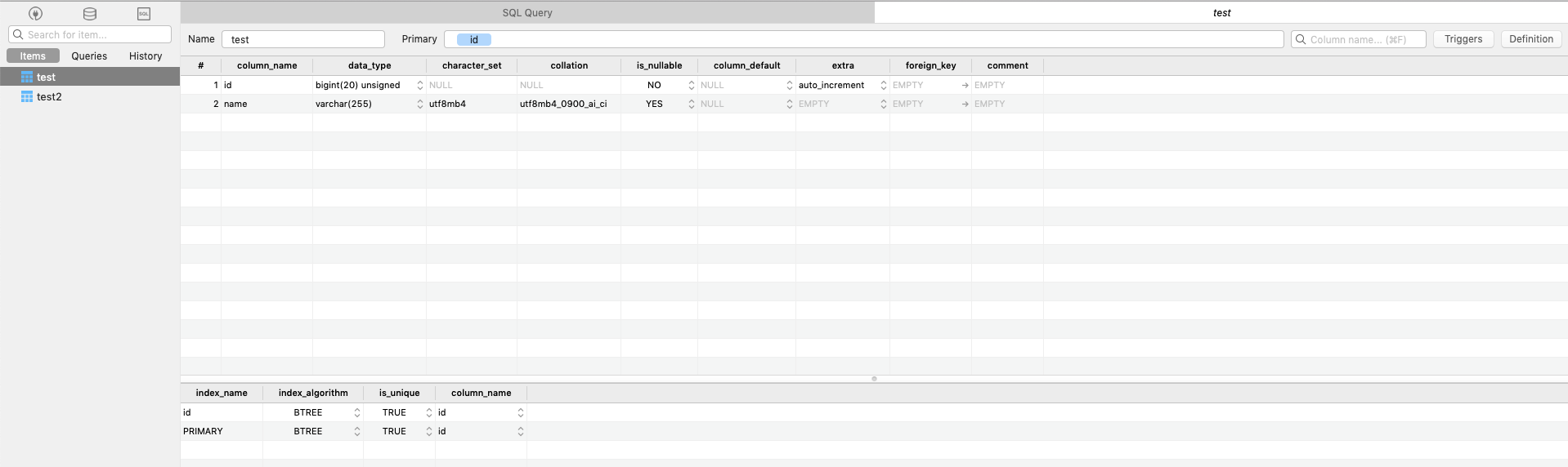 Foreign key navigation not working with mysql8 · Issue #1691 · TablePlus/TablePlus · GitHub