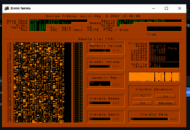 XM file corrupted when imported · Issue #297 · schismtracker/schismtracker · GitHub