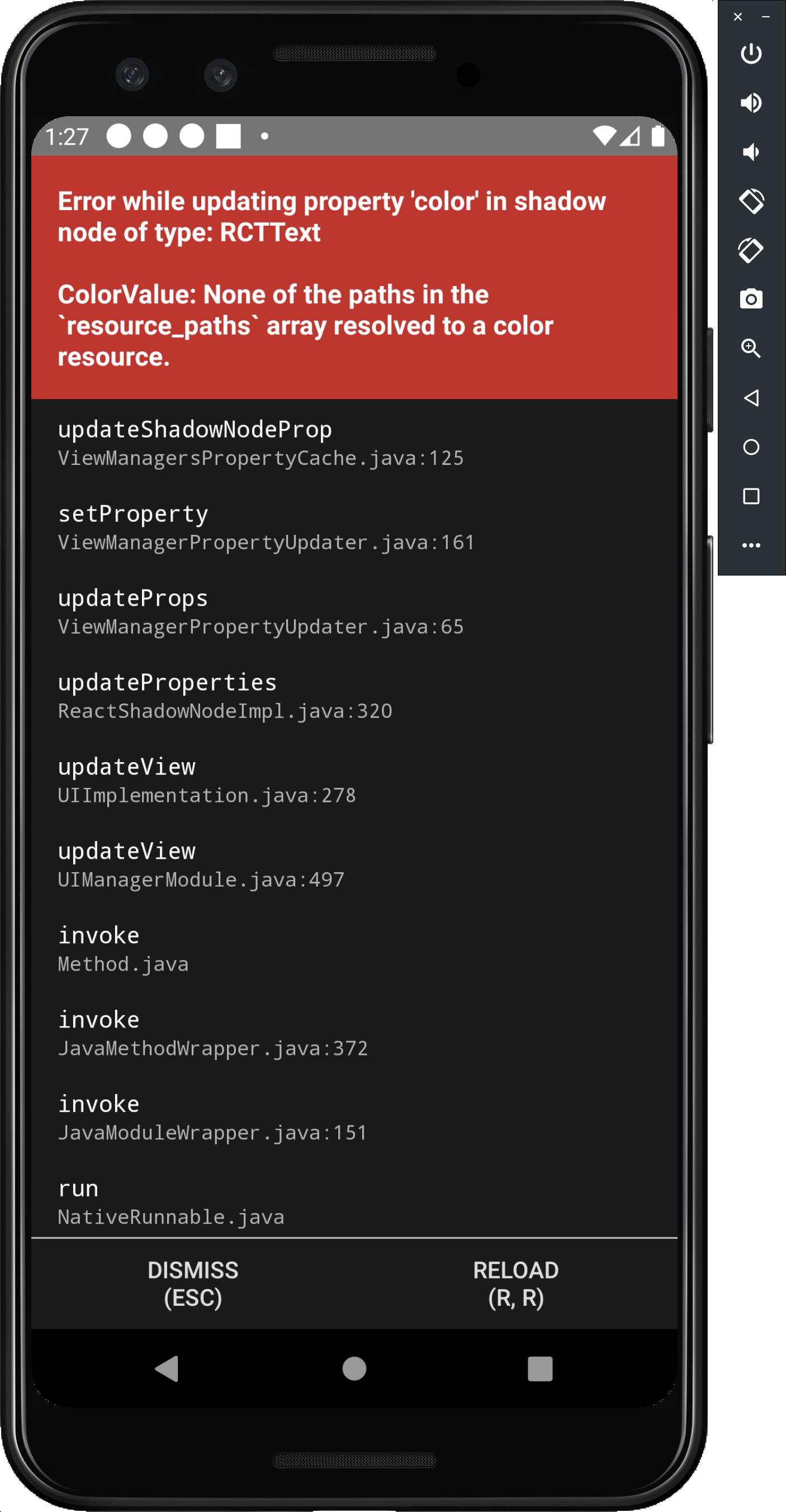 PlatformColor Does Not Work Properly On Android Issue 29763