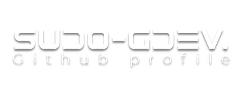 Sudo-GDev (GDev) · GitHub