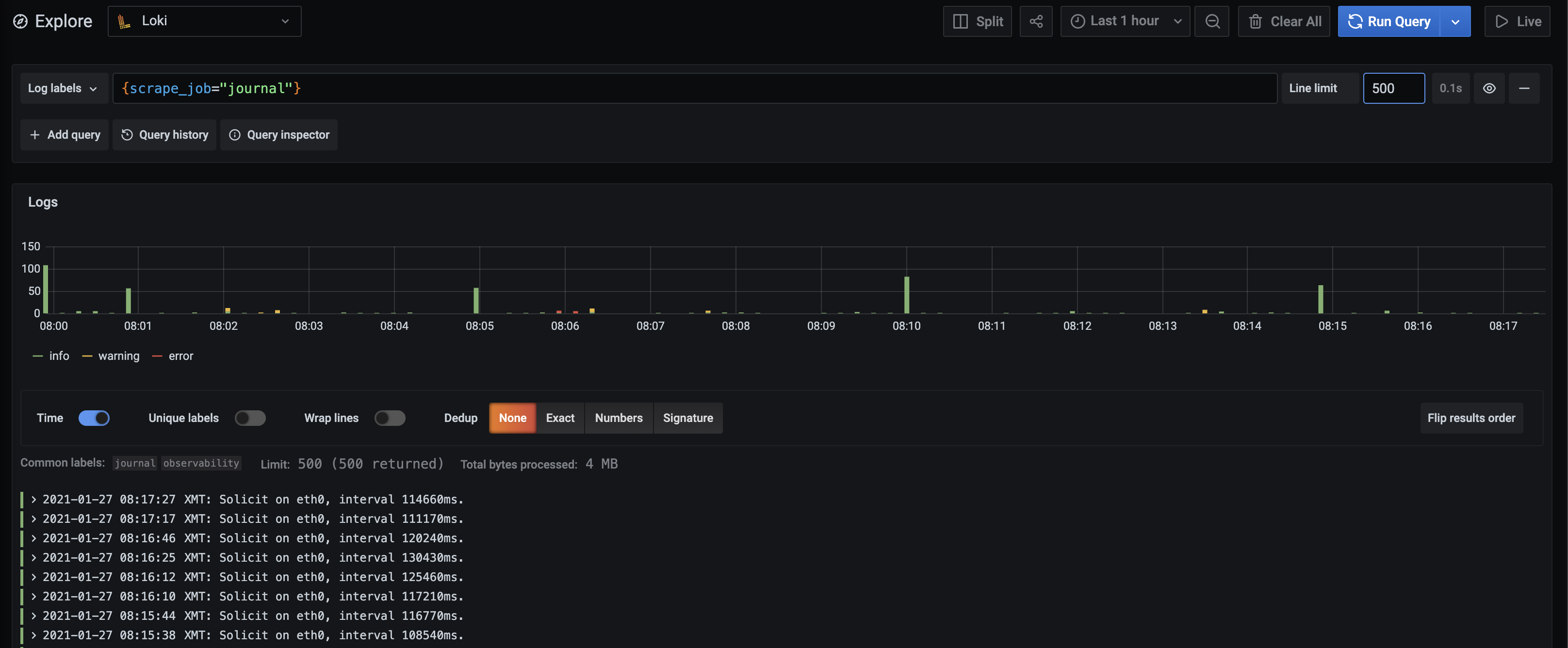 Grafana Explore Date Histogram Not Reflective Of Datetime Picker · Issue 28844 · Grafana