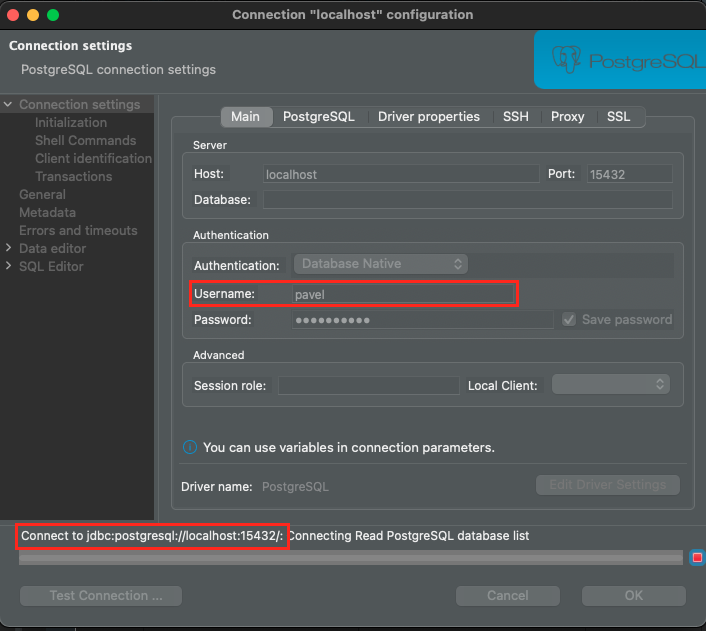 Authentication username is used as database name · Issue #15352 ...