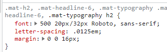 bug(TYPOGRAPHY): `.mat-typography` CSS class no longer works in v15 · Issue #26524 · angular ...