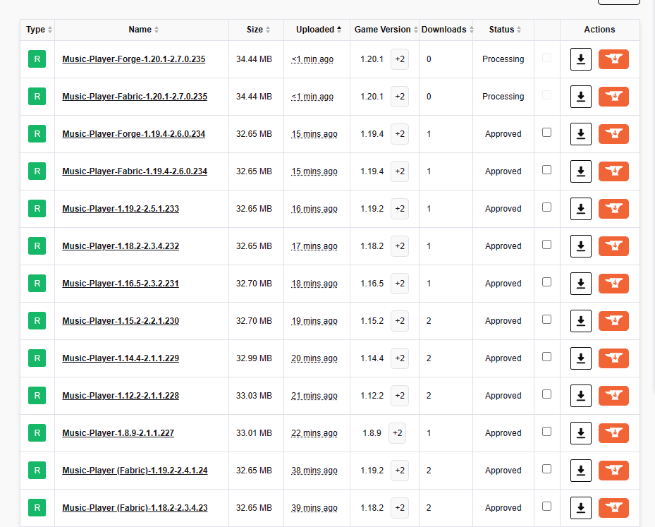 1.19.2-rapidly scrolling songs and not playing wail having the connection to service · Issue ...