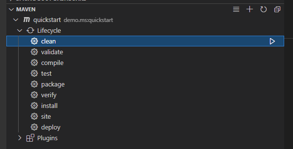 Lifecycle phase list incomplete and not customizable · Issue #793 · microsoft/vscode-maven · GitHub