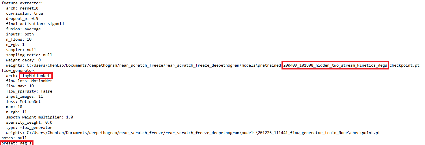 no flow feature extractor was generated after training · Issue #32 · jbohnslav/deepethogram · GitHub