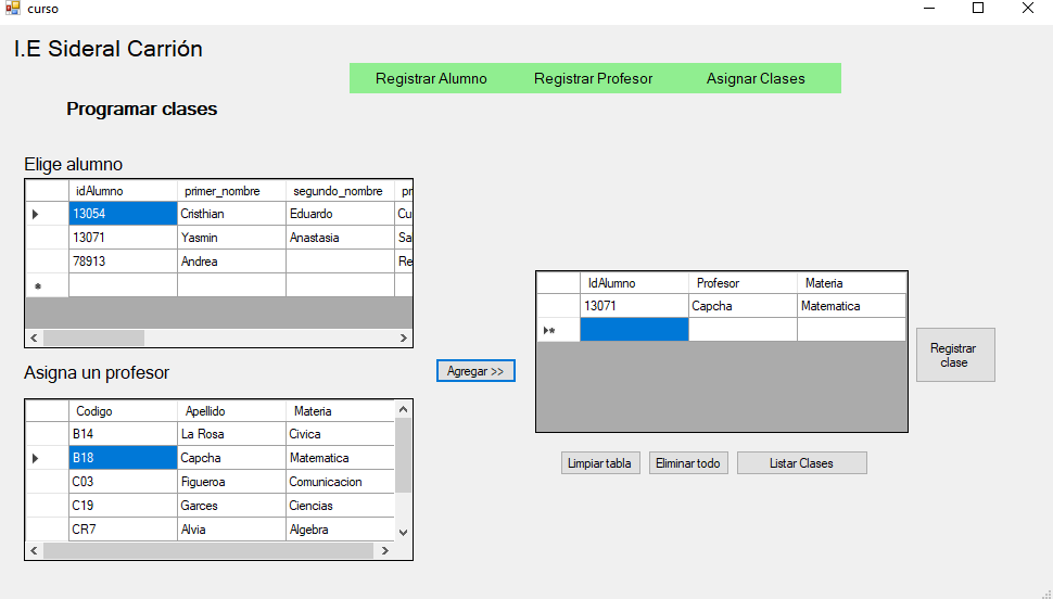 GitHub - cristhiancustodio/Entregable-WindowsForm: Aplicacion hecha con el framework .net ...