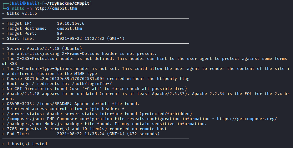 Tryhackme_WriteUps/CMSpit.md at main · Argonauta666/Tryhackme_WriteUps · GitHub