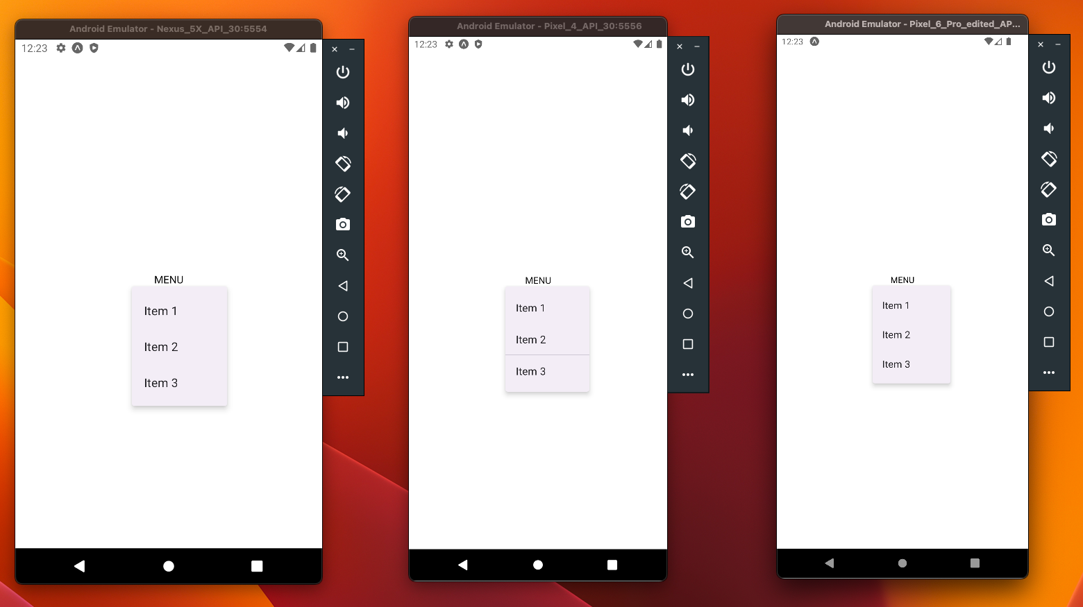 Different Menu position for different devices · Issue #3568 · callstack/react-native-paper · GitHub