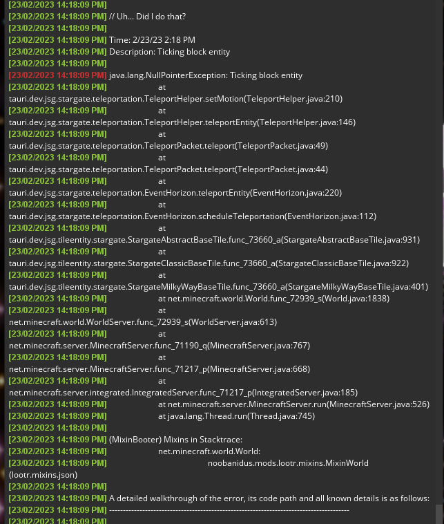 Bug: Zat fired through gate crashes game · Issue #229 · Tau-ri-Dev/Mod-JSG-1.12.2 · GitHub