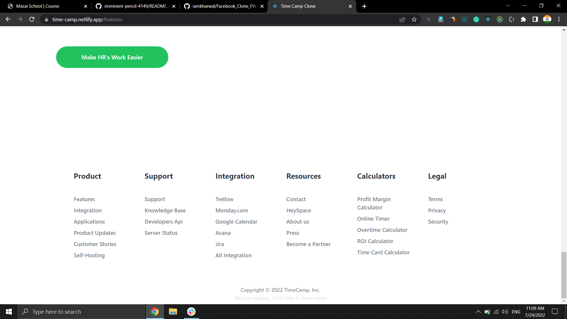 GitHub - PuneetChaubey/TimeCamp-Cloned: TimeCamp is designed primarily for monitoring time and ...