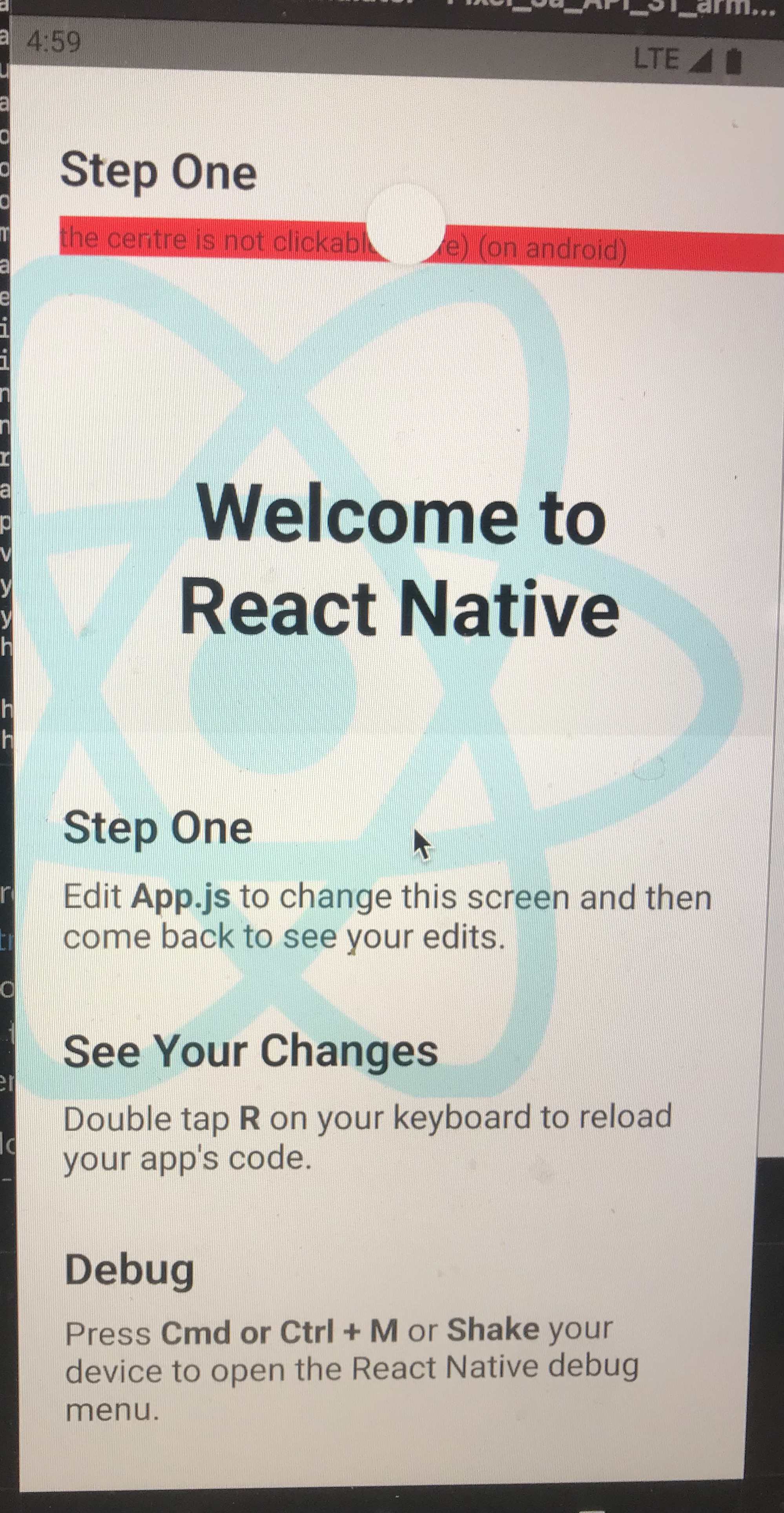 Android ScrollView refresh control indicator blocks pressable components · Issue #33163 ...